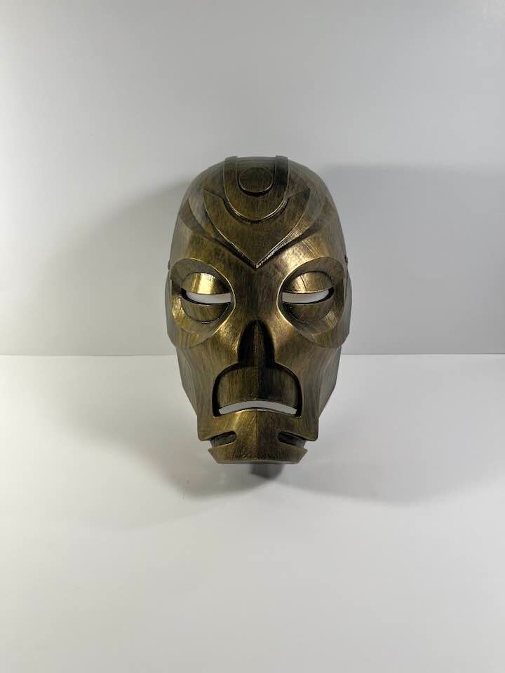 Dragon Priest Mask Krosis Gold Version Skyrim Elder Scrolls Cosplay - Etsy