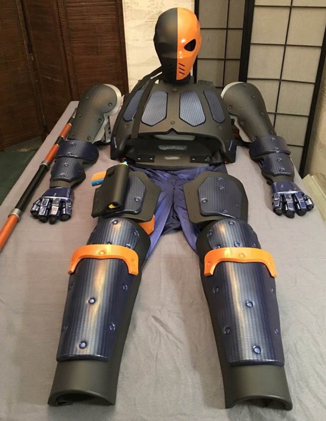 Deathstroke Cosplay Costume Full Armor and Helmet Set Based off the ...