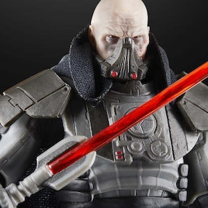 Darth Malgus Mask Respirator/ Breather Weathered Stainless Steel Color ...