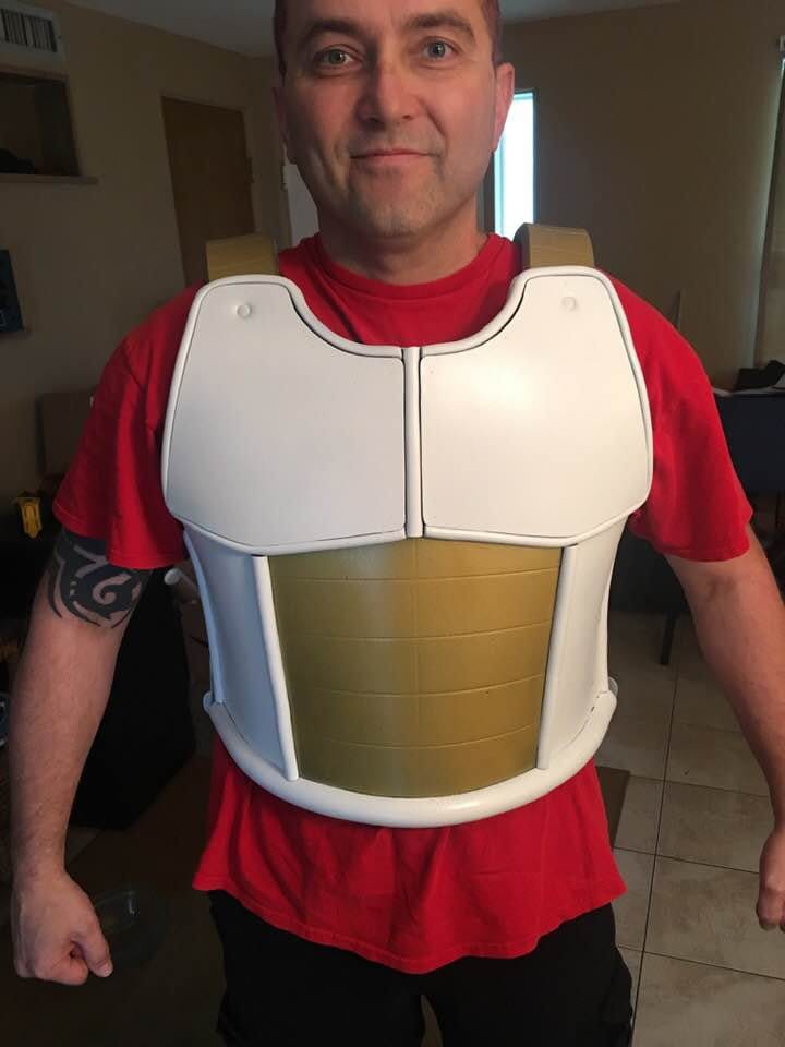 Saiyan Armor Back