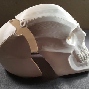 Raw Black Mask Full Helmet Front and Back 3D Printed - Etsy