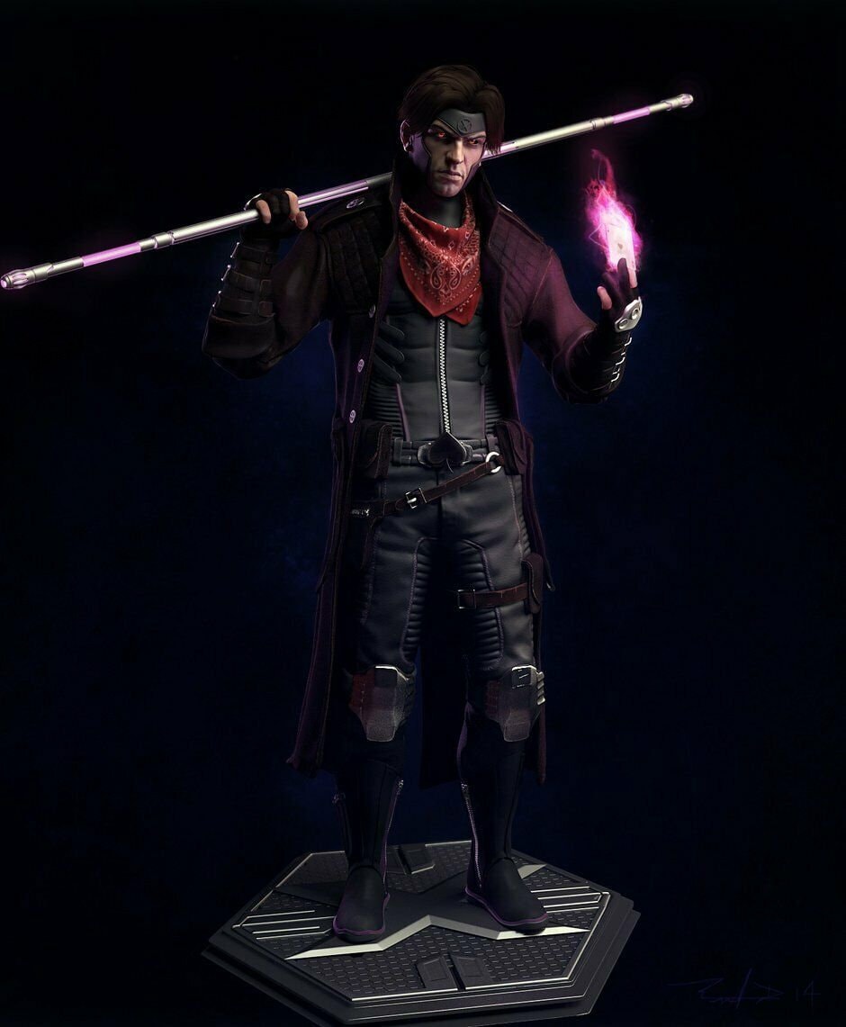 Gambit collapsible Bo staff 5' long double silver carbon | Etsy