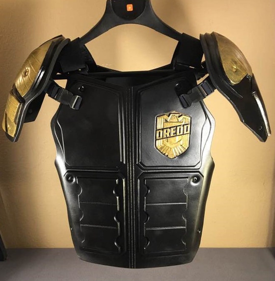 Judge Dredd Chest Armor & Shoulders Cosplay Costume Karl Urban - Etsy