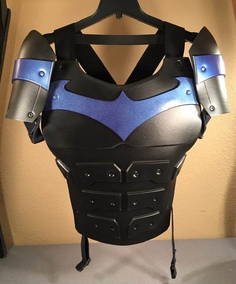 Nightwing Gauntlets Forearm Armor With Adjustable Straps. - Etsy