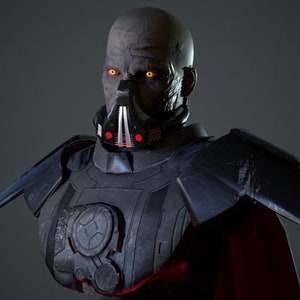 Darth Malgus Mask Respirator/ Breather Costume Cosplay SWTOR - Etsy