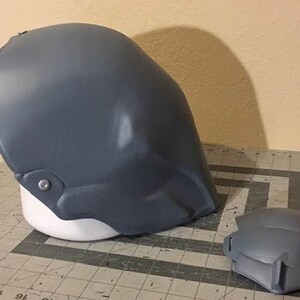 Deathstroke / Slade Mask and Back-plate Primed and Sanded and Ready to ...