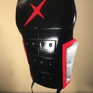 Red X Cosplay Costume Body Armor Chest Vest Crimson Red Symbol - Etsy