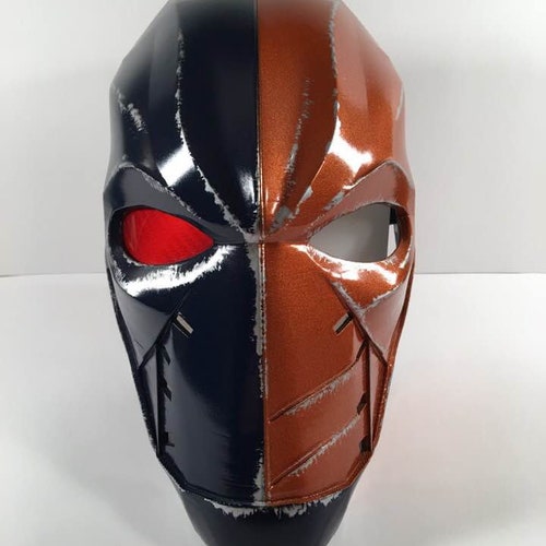 Deathstroke Helmet Mask & Backplate Cosplay Costume Metallic - Etsy