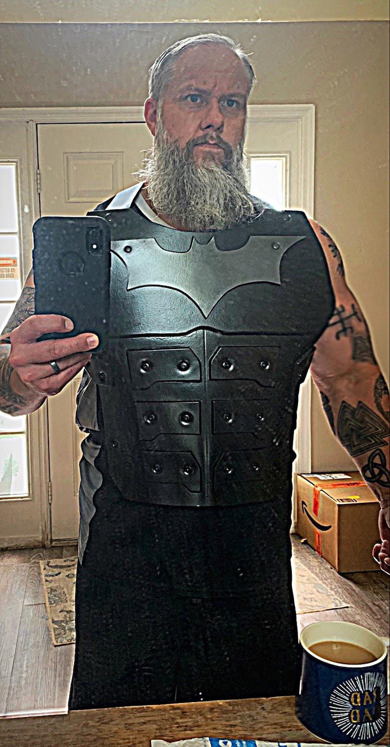 Dark Knight Inspired Cosplay Chest Vest Body Armor Costume - Etsy