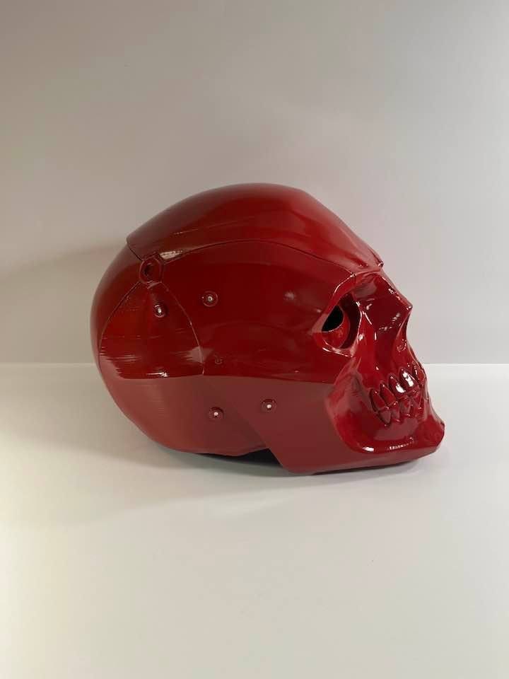 Red Skull FULL HELMET Front and Back Mask Comes Painted Marvel | Etsy