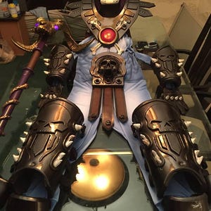 Skeletor Chest Armor Costume Orange Faker Version CHEST ONLY - Etsy