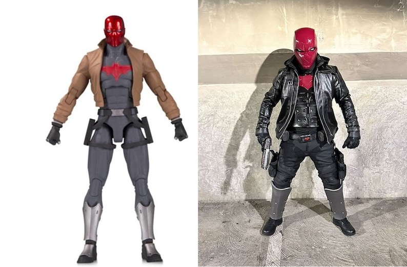 Red Hood Cosplay Costume Body Armor Chest Vest Adjustable Straps - Etsy