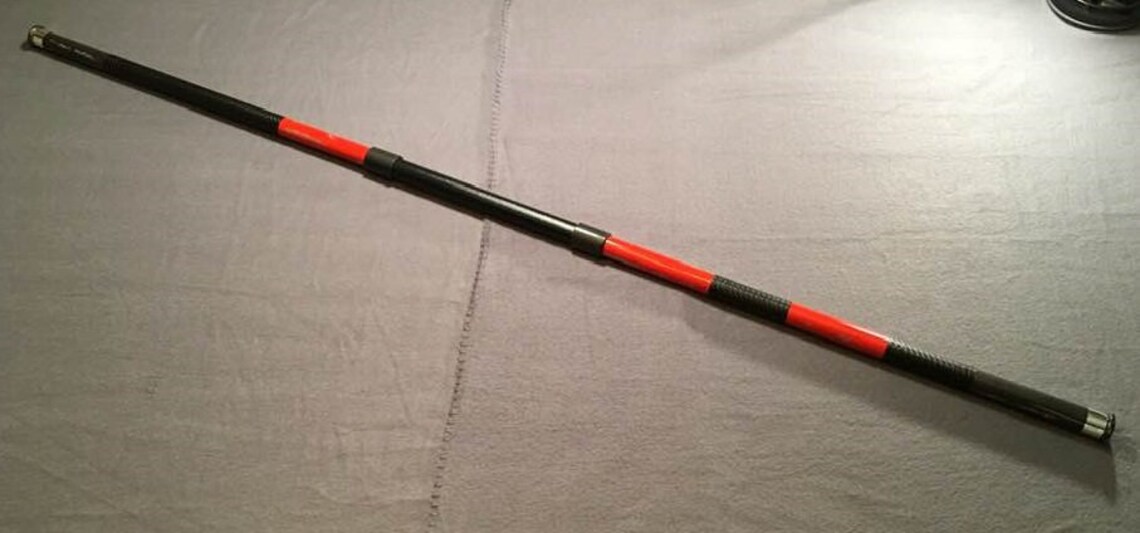 Deathstroke Cosplay Collapsible Bo Staff Leather Grip - Etsy
