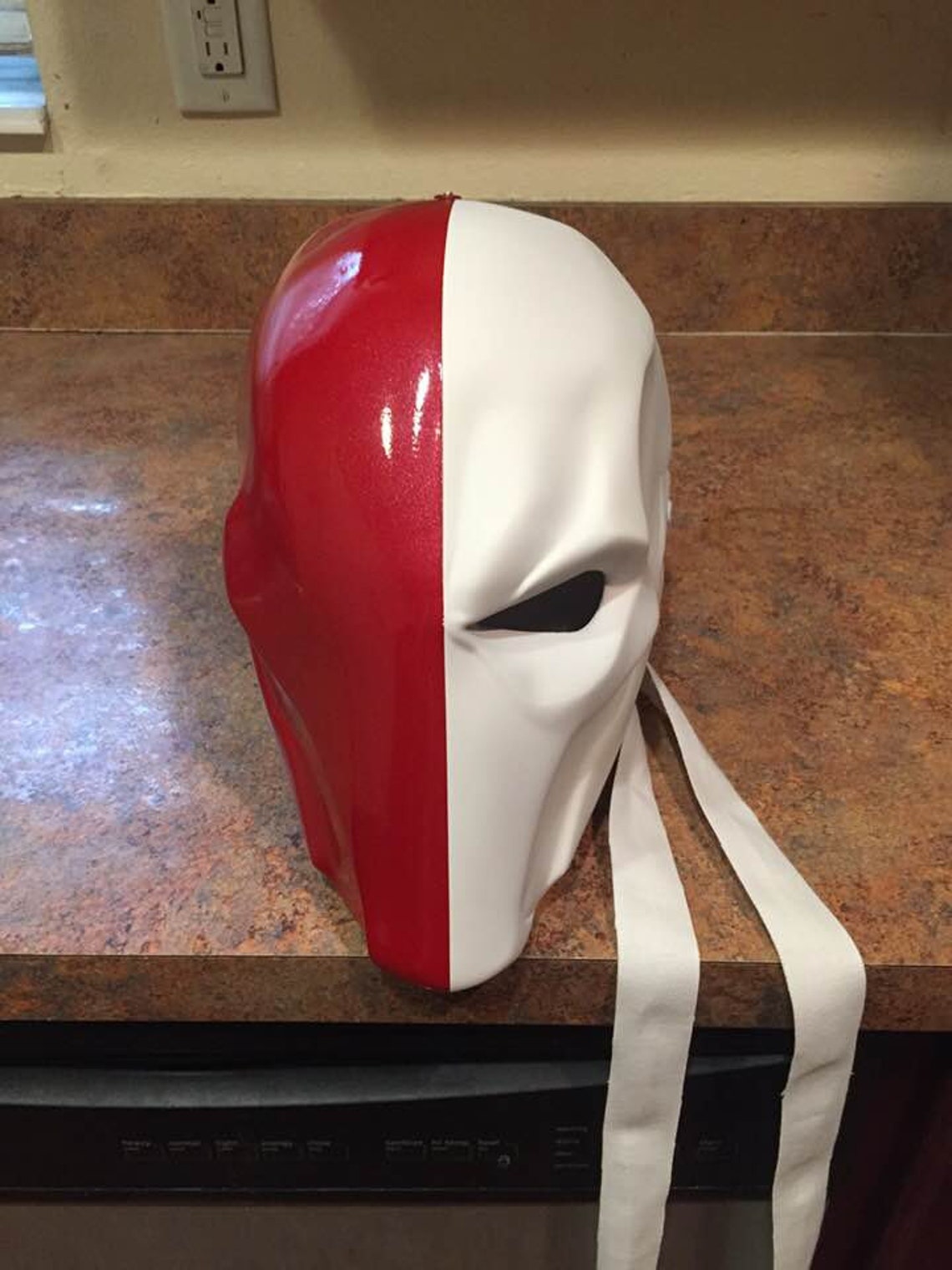 Deathstroke Helmet Mask & Backplate Cosplay Costume Metallic - Etsy