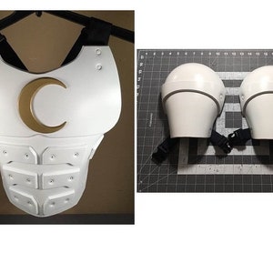 Moon Knight Combo Set Body Armor Chest Vest & Shoulders Marvel Avengers ...