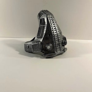 Darth Malgus Mask Respirator/ Breather Weathered Stainless Steel Color ...