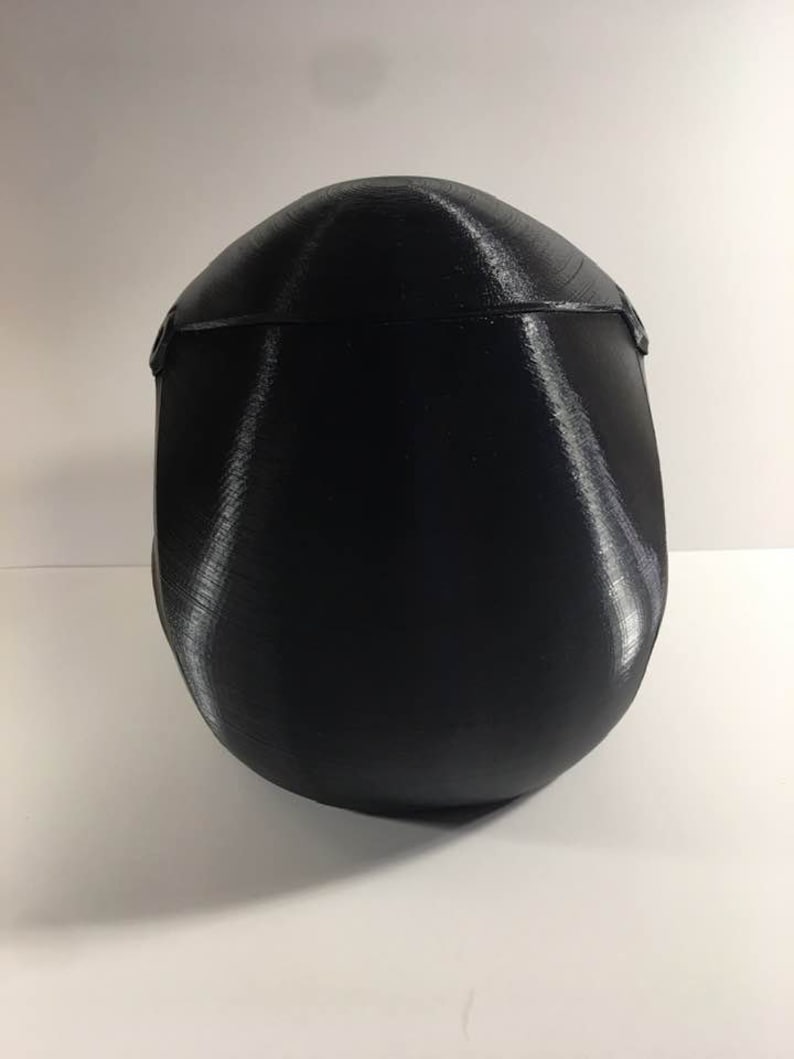 Raw Black Mask Full Helmet Front and Back 3D Printed - Etsy