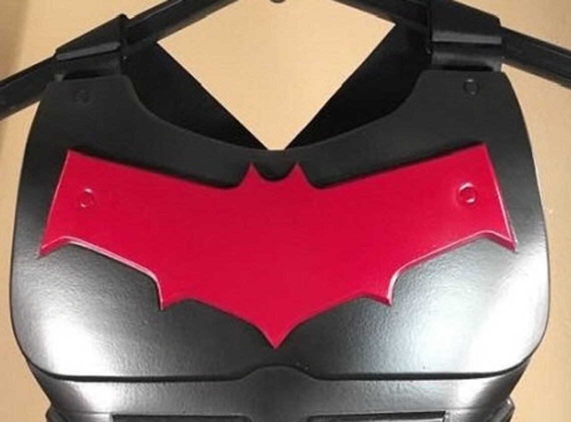 Red Hood Chest Armor and Matching Shoulders Cosplay Vest | Etsy