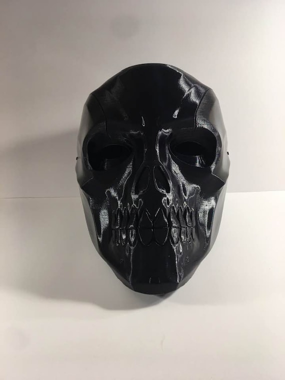Raw Black Mask Full Helmet Front and Back 3D Printed - Etsy