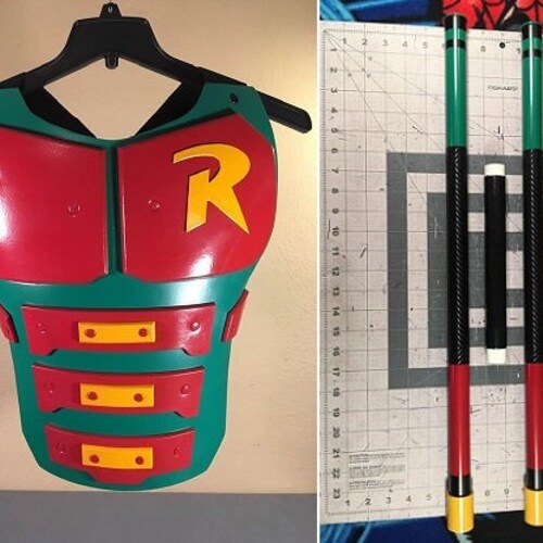 Robin Cosplay Costume Chest Vest Body Armor - Etsy