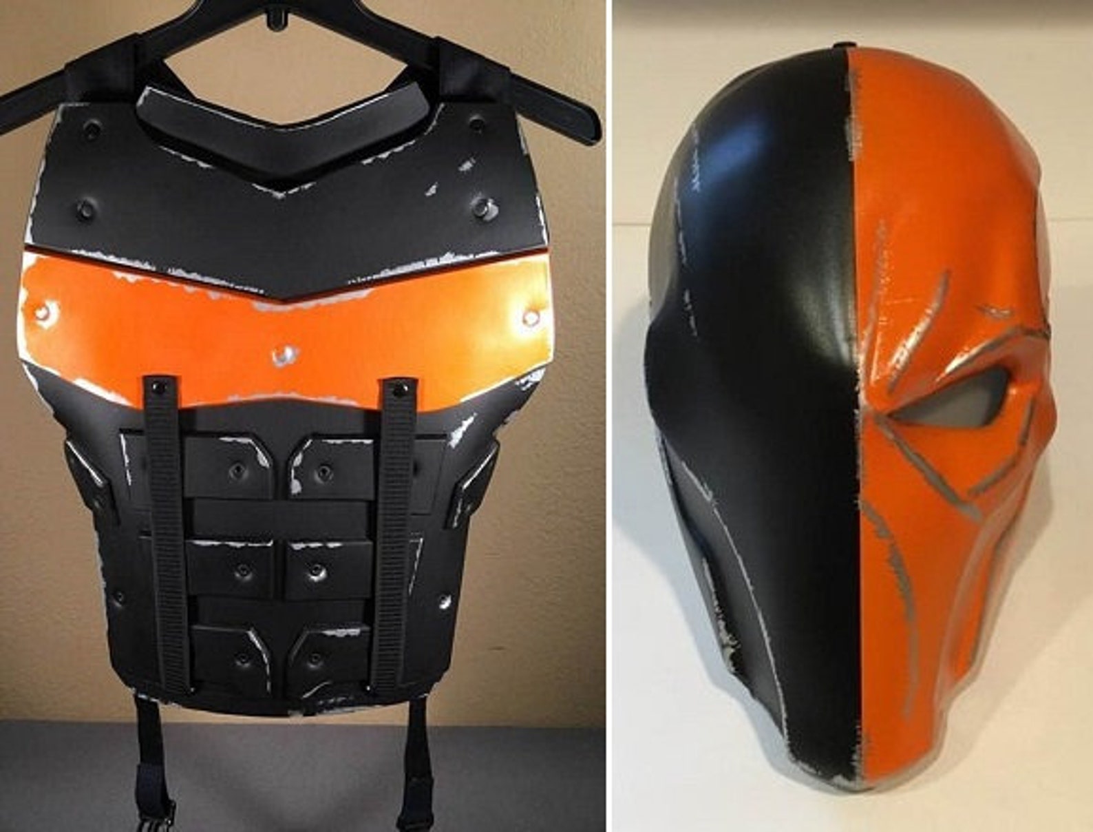Deathstroke Combo Set Cosplay Chest Vest Body Armor & Mask | Etsy
