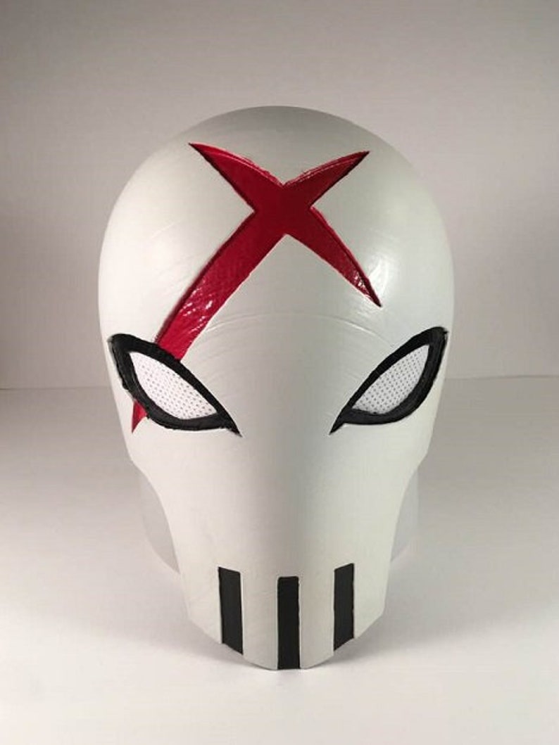 Red X Cosplay Costume Mask Helmet - Etsy