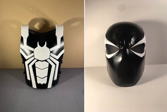 Agent Venom Chest Armor and Mask Marvel Costume Cosplay - Etsy