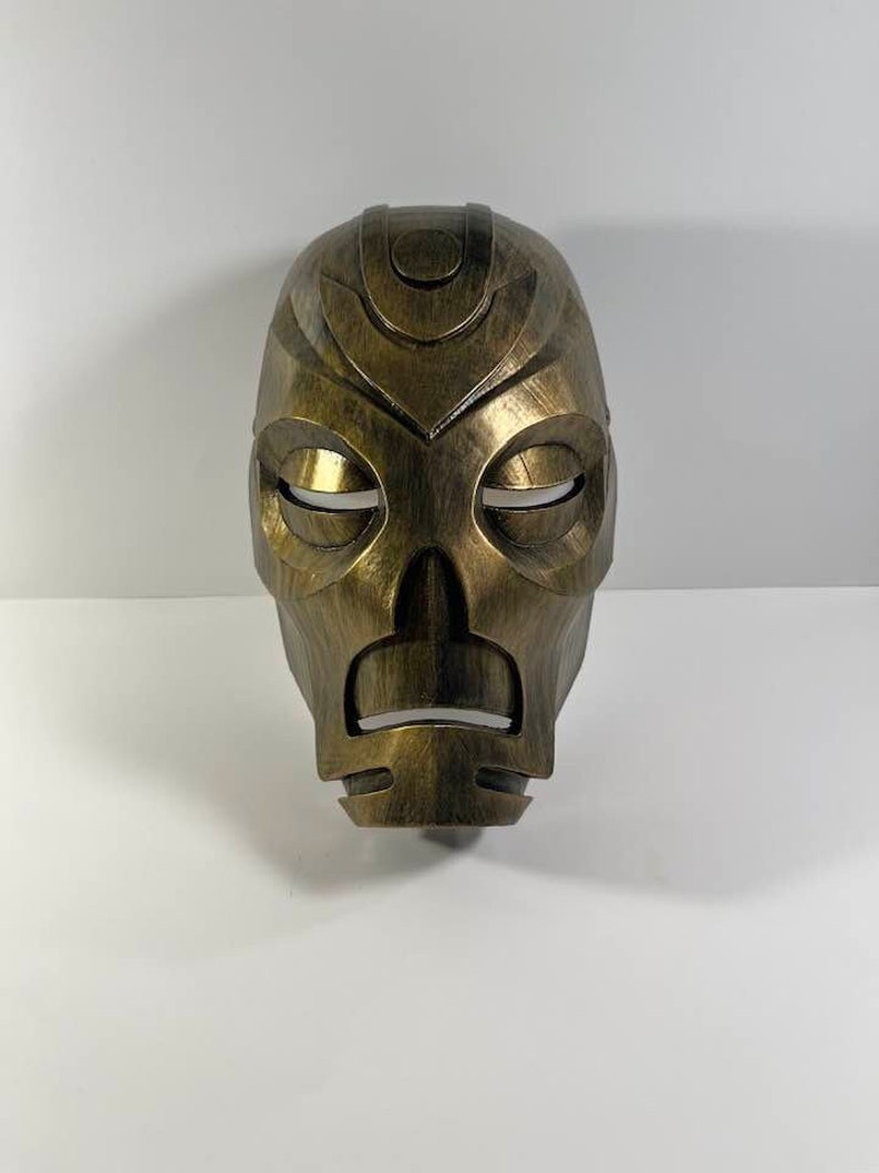 Dragon Priest Mask Krosis Gold Version Skyrim Elder Scrolls Cosplay - Etsy