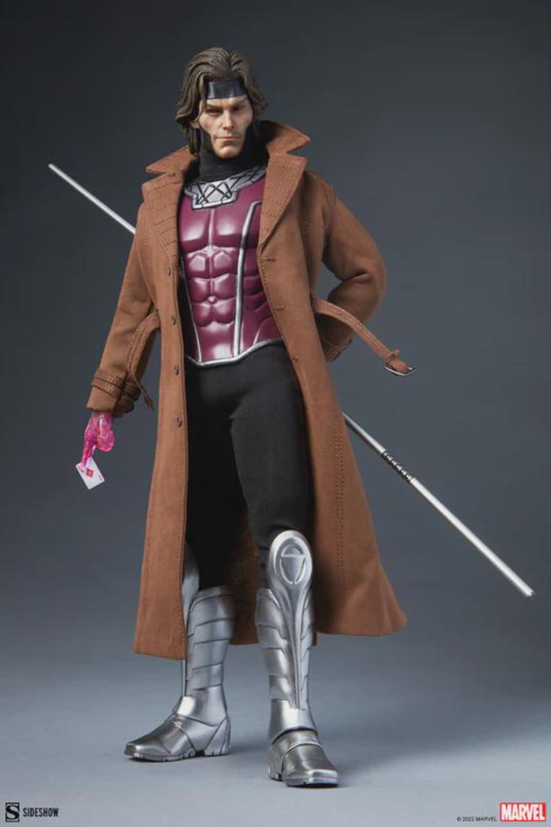 Gambit Collapsible Costume Staff: Silver With Carbon Fiber Wrap, 5 ...