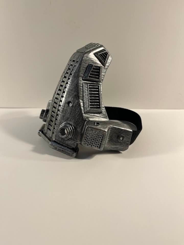 Darth Malgus Mask Respirator/ Breather Weathered Stainless Steel Color ...