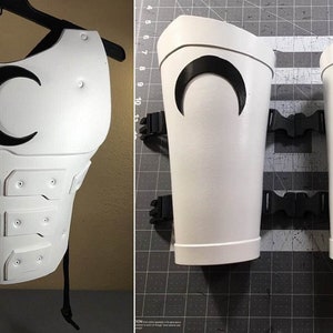 Moon Knight Chest Armor & Gauntlets: Costume Halloween - Etsy