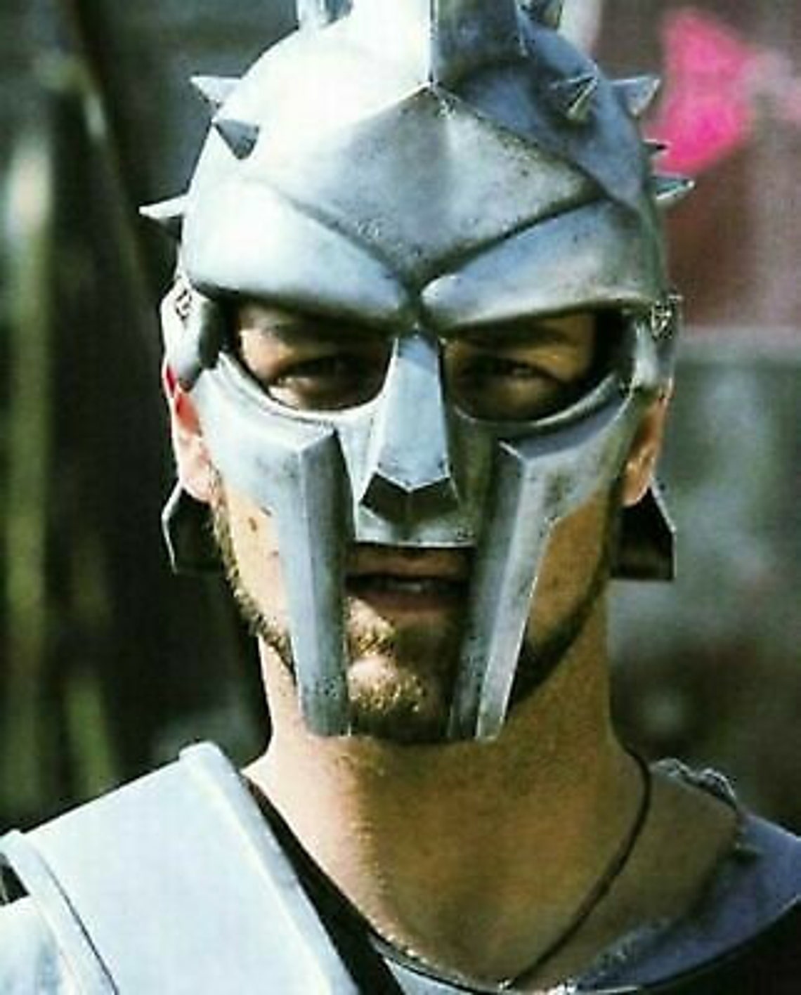 MF Doom Gladiator Mask Dark Steel silver Color With - Etsy