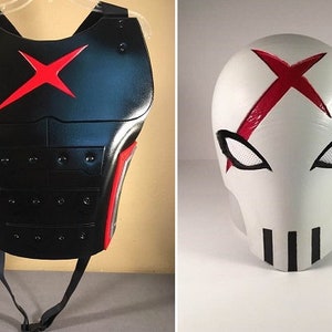 Red X Cosplay Set Chest and Mask Costume - Etsy