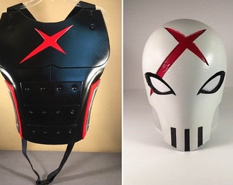 Red X Chest and Abs Armor - Etsy