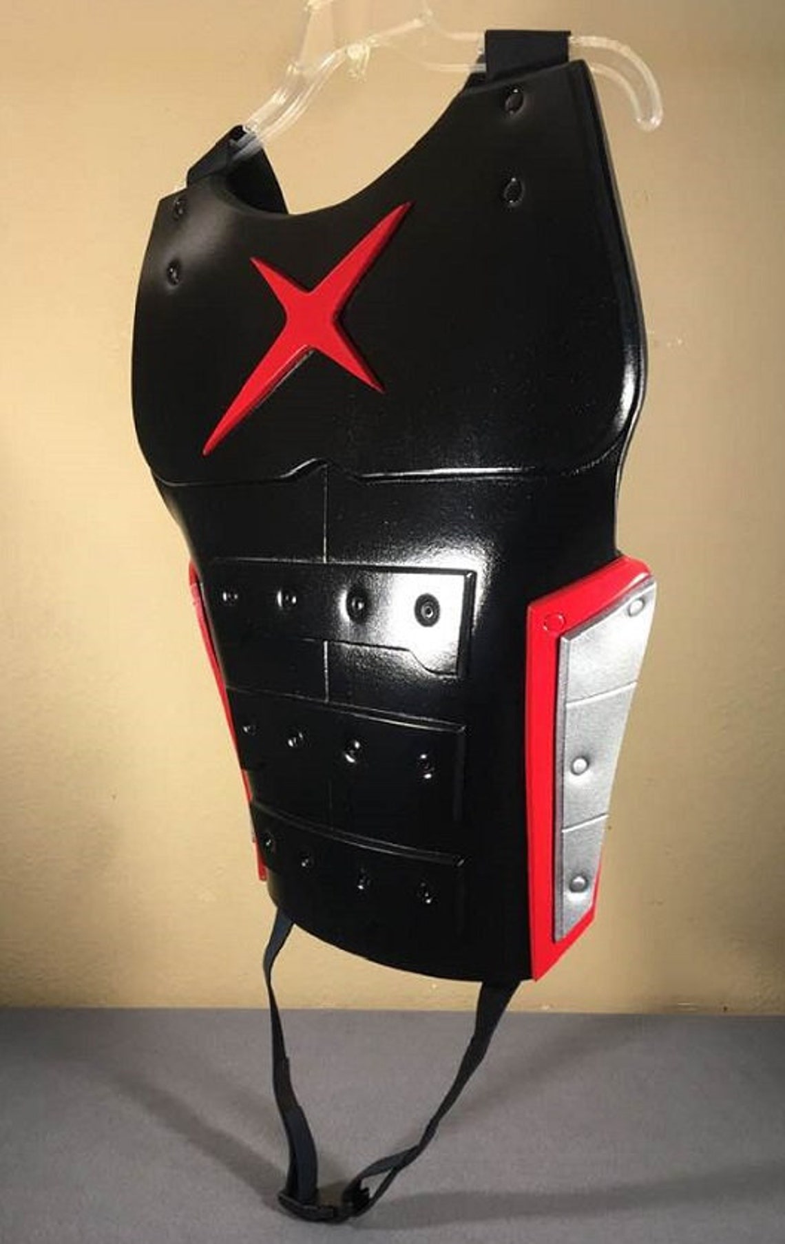 Red X Cosplay Set Chest and Mask Costume - Etsy
