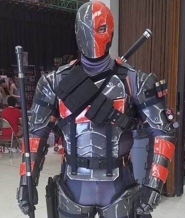 Deathstroke Set: Full Chest Armor Neck Armor Mask and - Etsy
