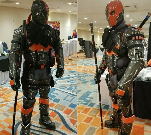 Deathstroke Set: Full Chest Armor Neck Armor Mask and - Etsy
