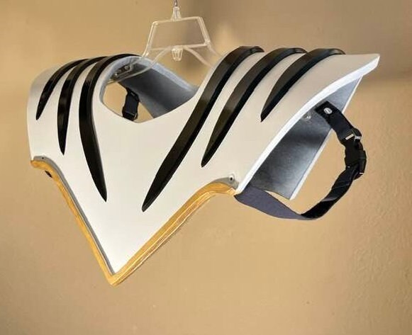 White Dino Thunder Ranger Chest Armor. Adjustable Straps. - Etsy