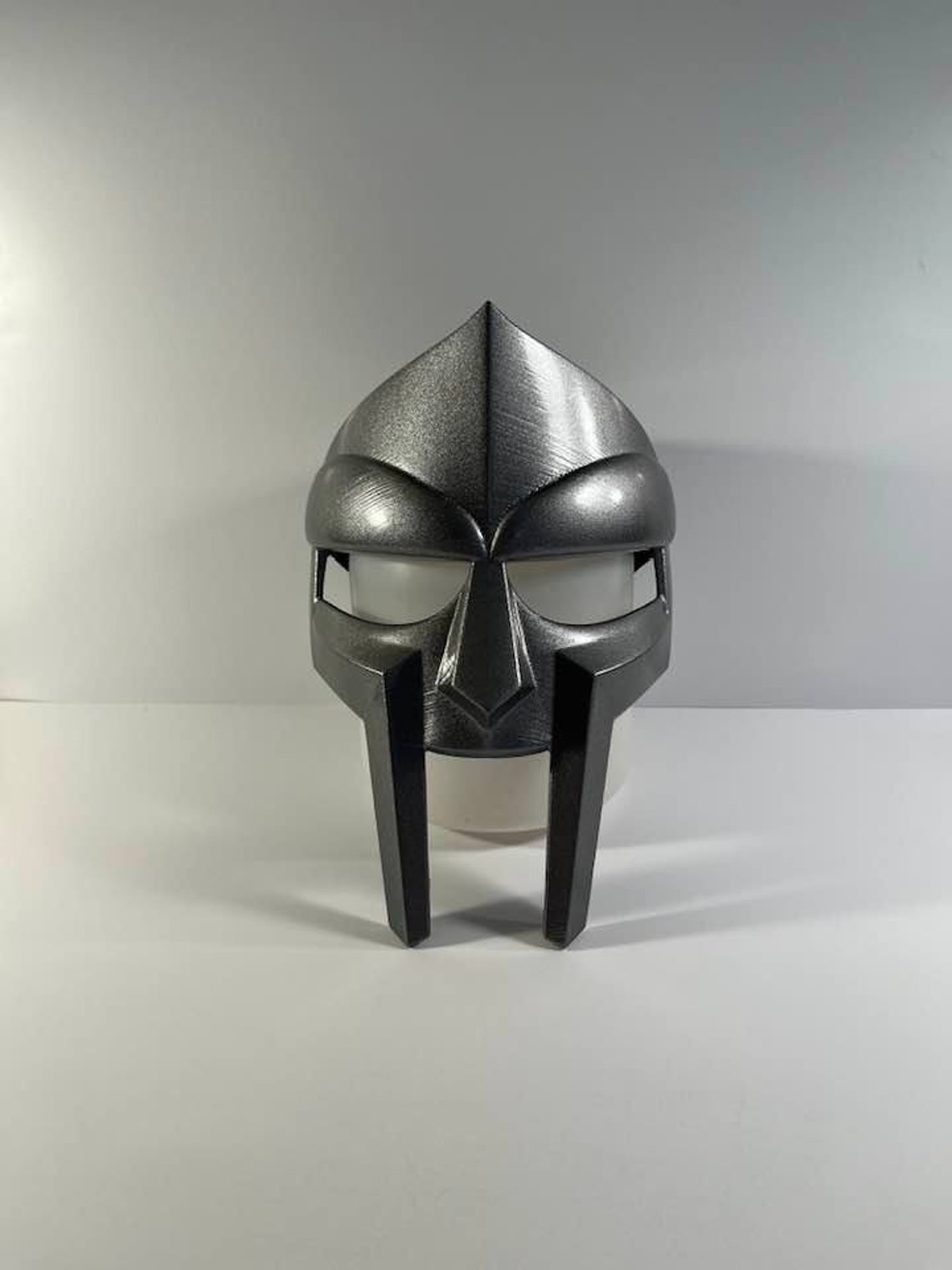 MF Doom Gladiator Mask Dark Steel silver Color With - Etsy