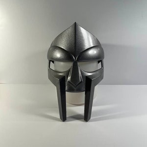 MF Doom Gladiator Mask Dark Steel (silver) Costume Halloween - Etsy