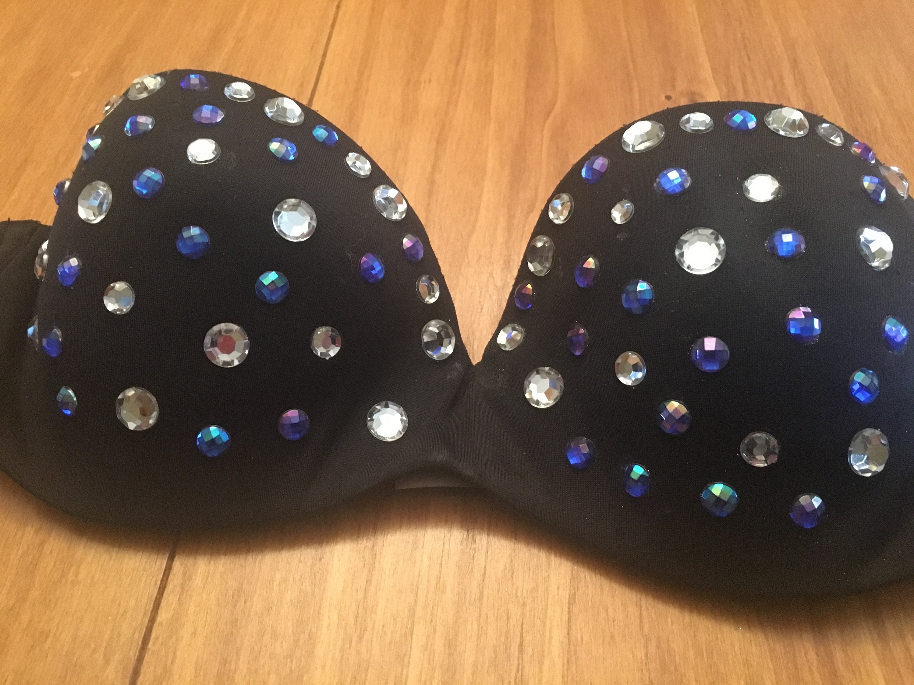 Rhinestone Strapless Bra - Etsy