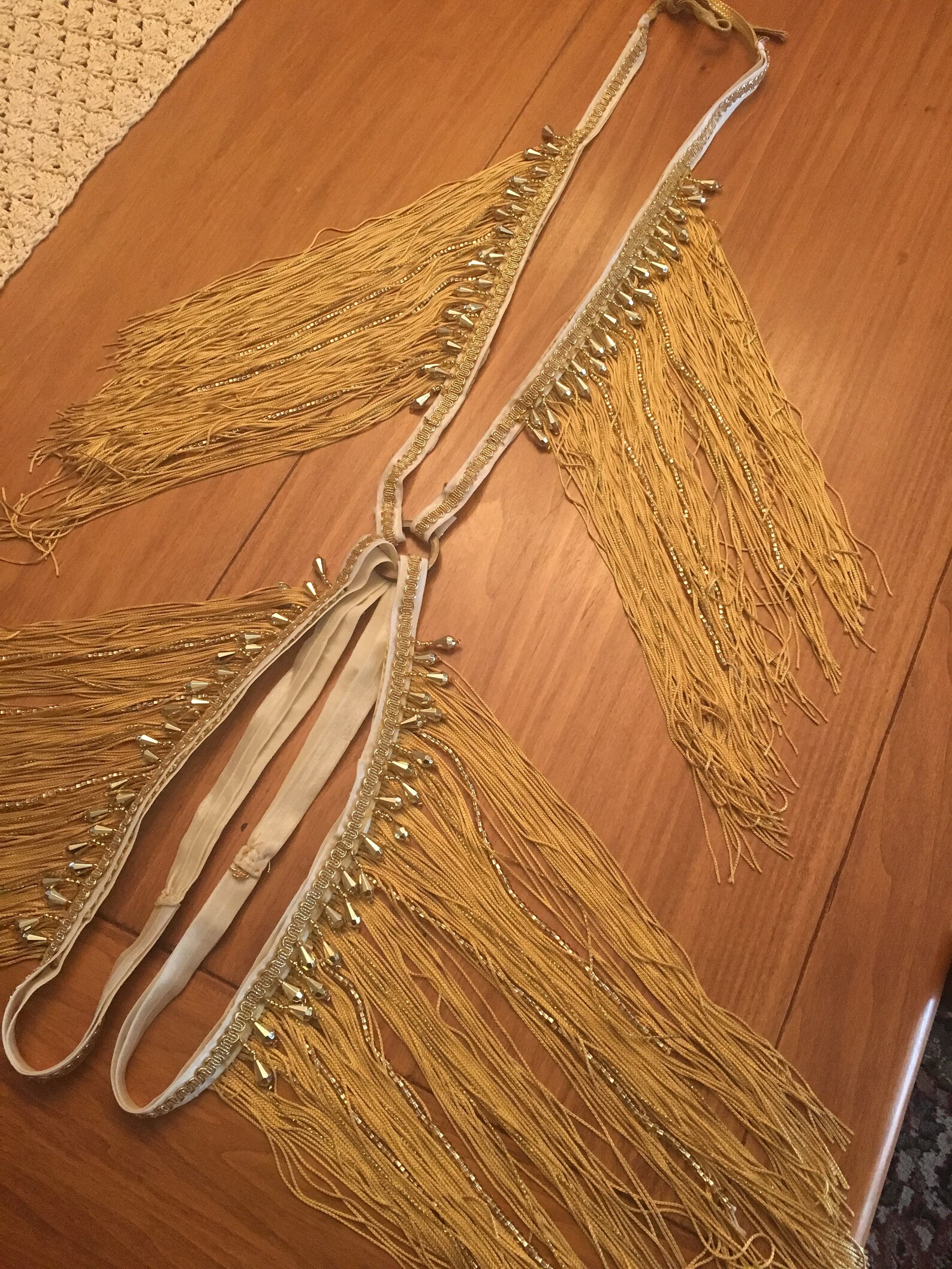 Gold Bead Fringe Body Harness - Etsy