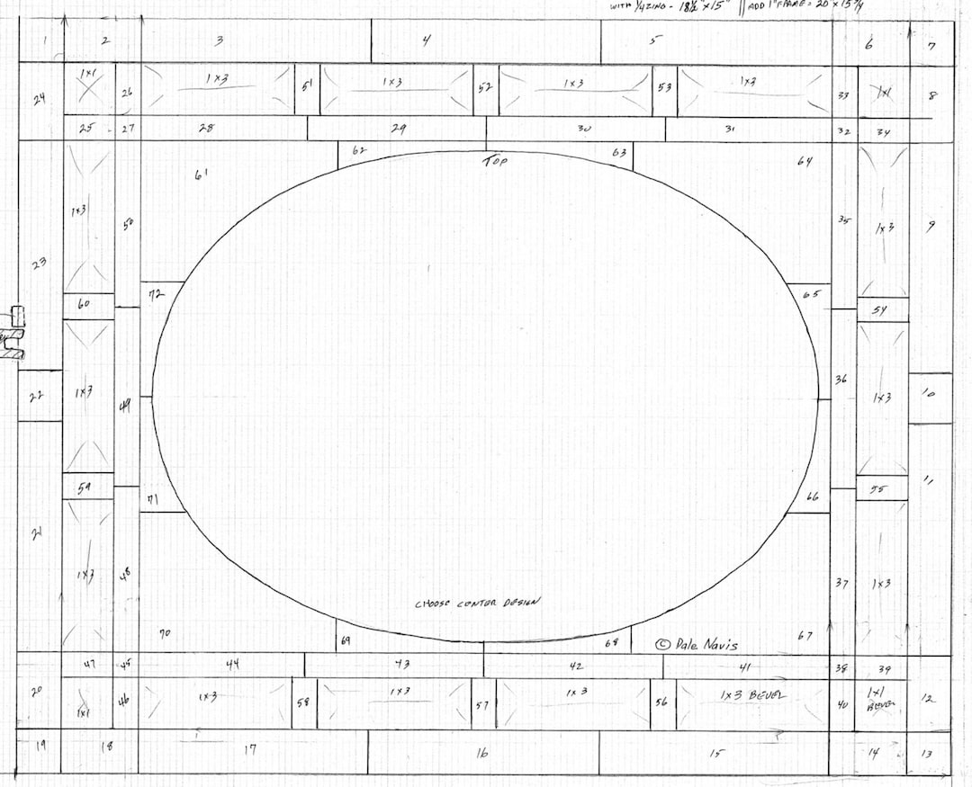 Border & Background Pattern for Oval Patterns, Digital Download, Border ...