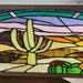 Desert Sunset Stained Glass Pattern Digital Download, South Western ...