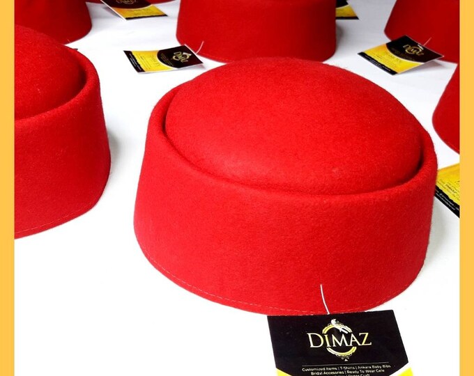 African Nigerian Traditional Red Caps for Men - Etsy