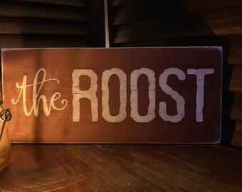 Roost Sign - Etsy