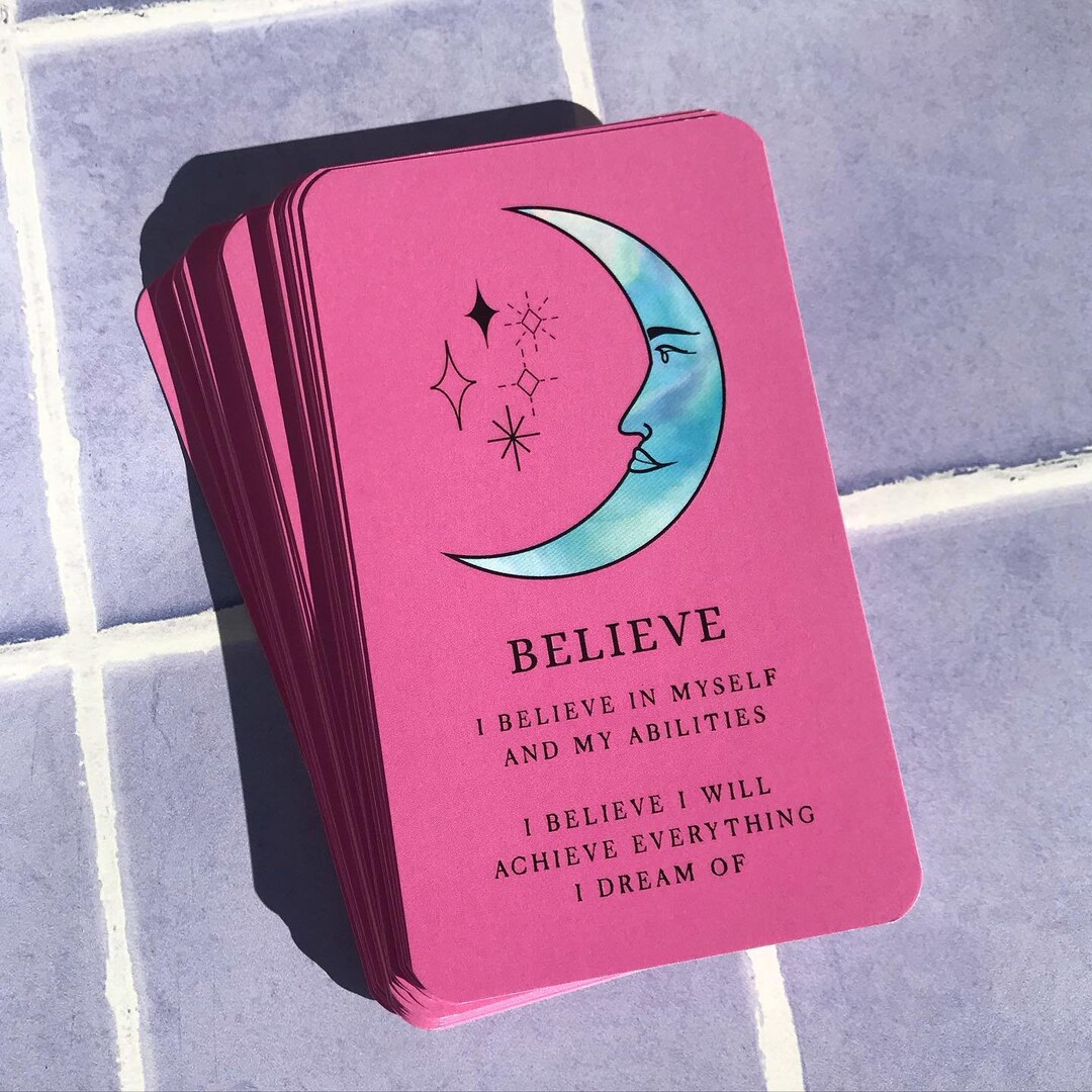 Self Love Positive Affirmation Card Deck | Self-love Affirmation Cards ...