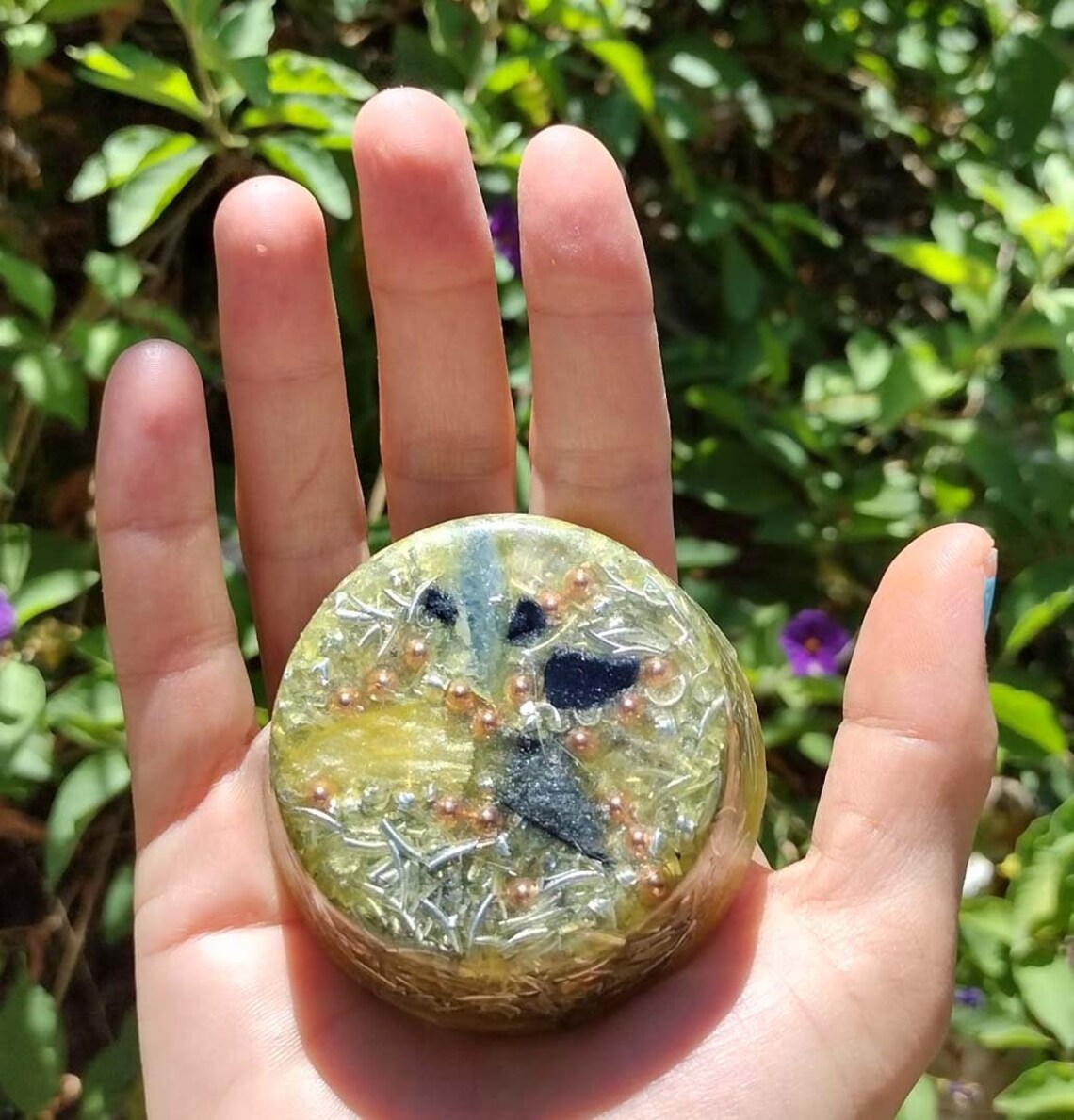 Orgone Energy Tower Buster set of 5 Clear Quartz Black - Etsy