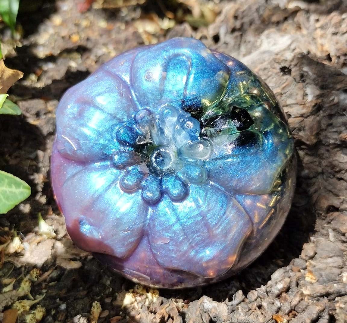 Orgone Energy Flower Tower Buster Pod Clear Quartz Blue Kyanite ...