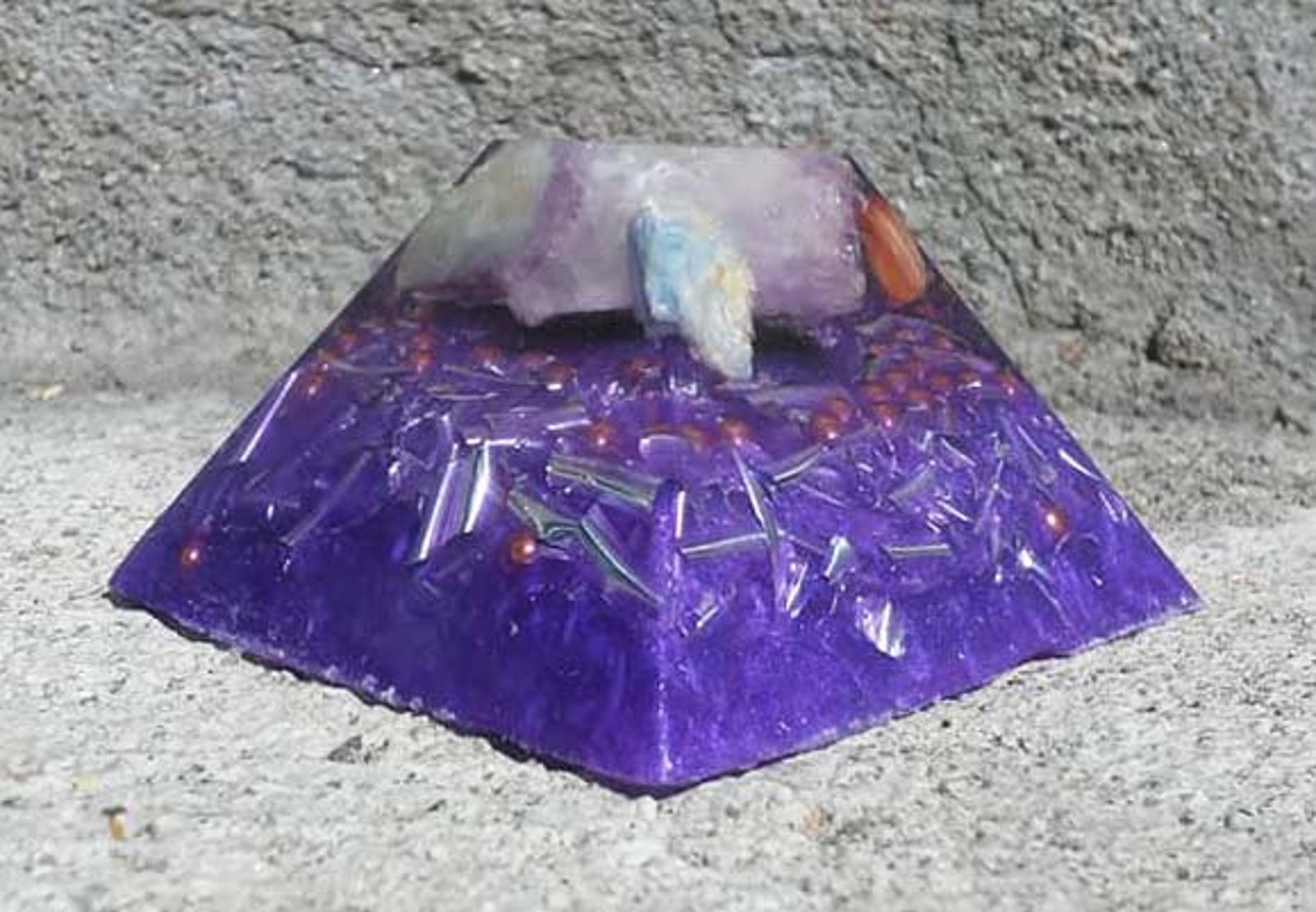 Orgone Energy Ziggurat Pyramid Bionized Rose Quartz Reiki | Etsy